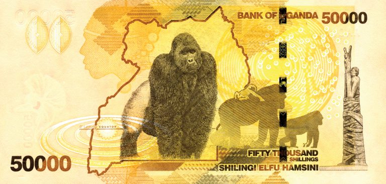 Uganda 50,000-shilling note (B159a) wins IBNS Bank Note of the Year ...