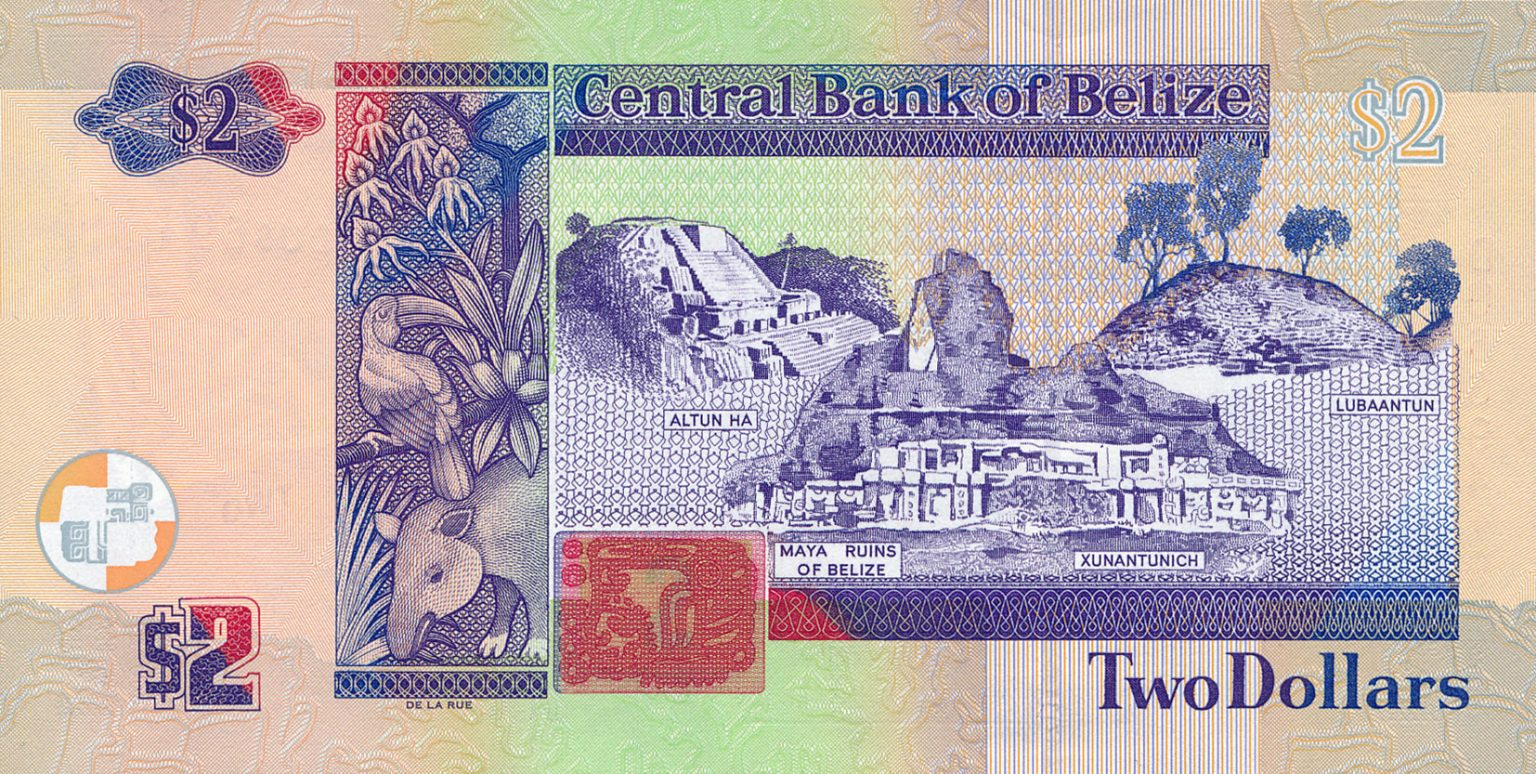 Belize new sig/date (01.05.2021) 2-dollar note (B324g) confirmed ...