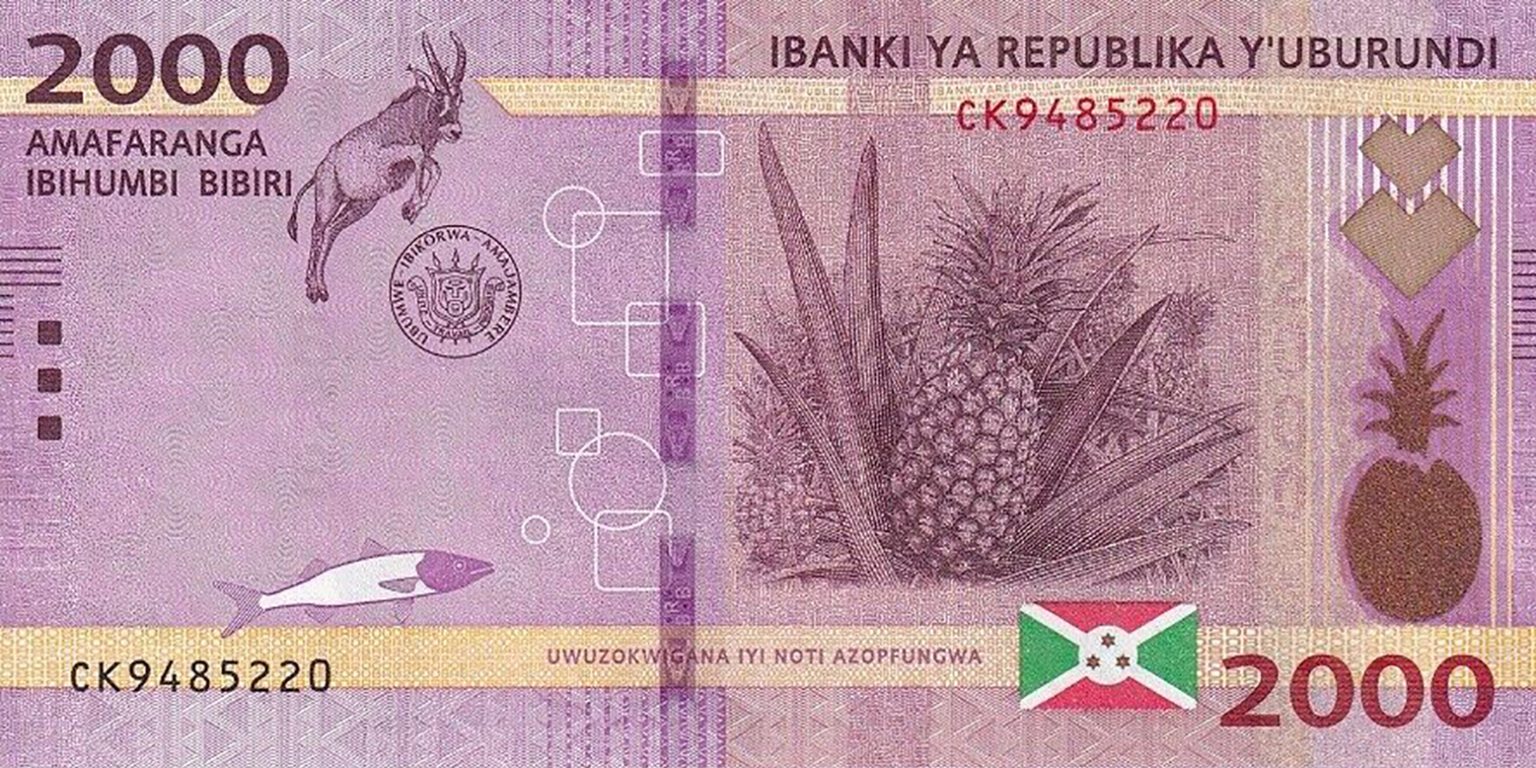 Burundi new 2,000-franc note (B243a) confirmed – BanknoteNews