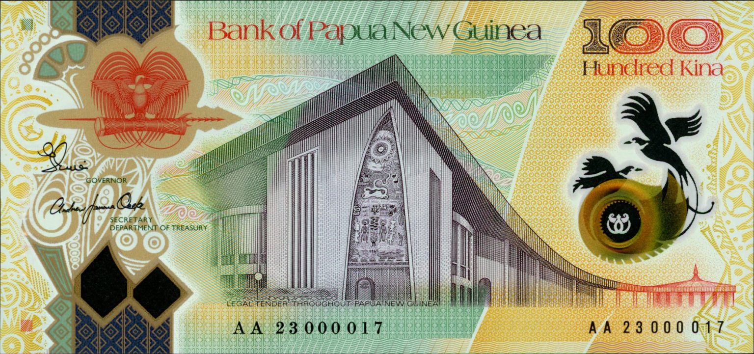 Papua New Guinea new sig/date (2023) 100-kina note (B159b) confirmed ...