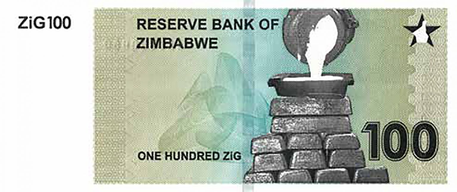 Zimbabwe new 100-zig note (B204) reported for introduction 30.04.2024 ...