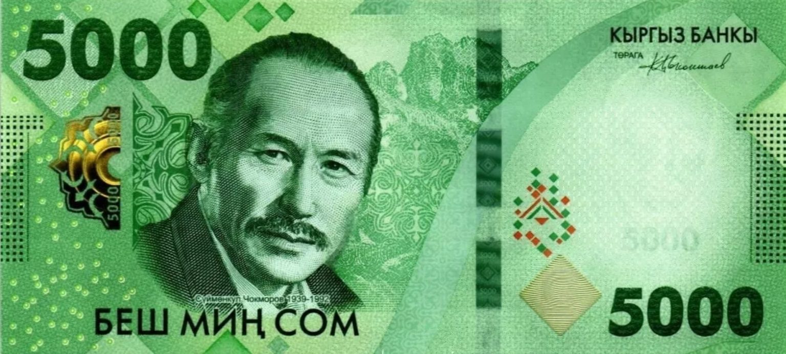 Kyrgyzstan new 5,000-som note (B241a) confirmed introduced on 10.05.2024 – BanknoteNews