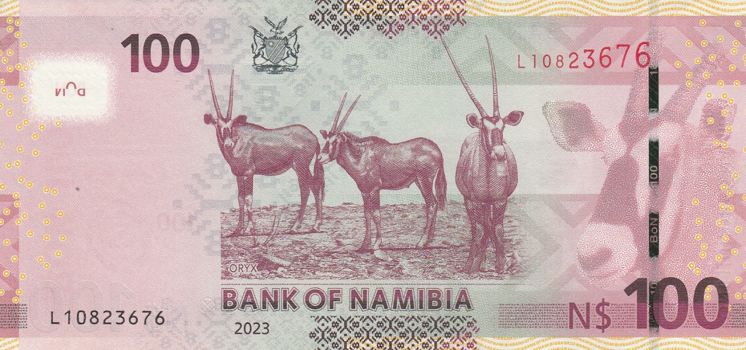 Namibia new sig/date (2023) 100-dollar note (B212c) confirmed ...