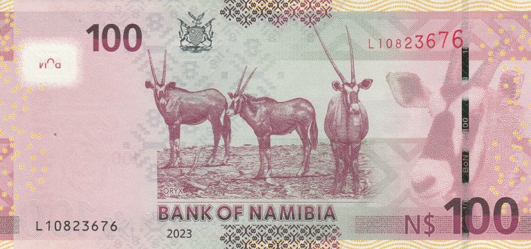 Namibia new sig/date (2023) 100-dollar note (B212c) confirmed ...
