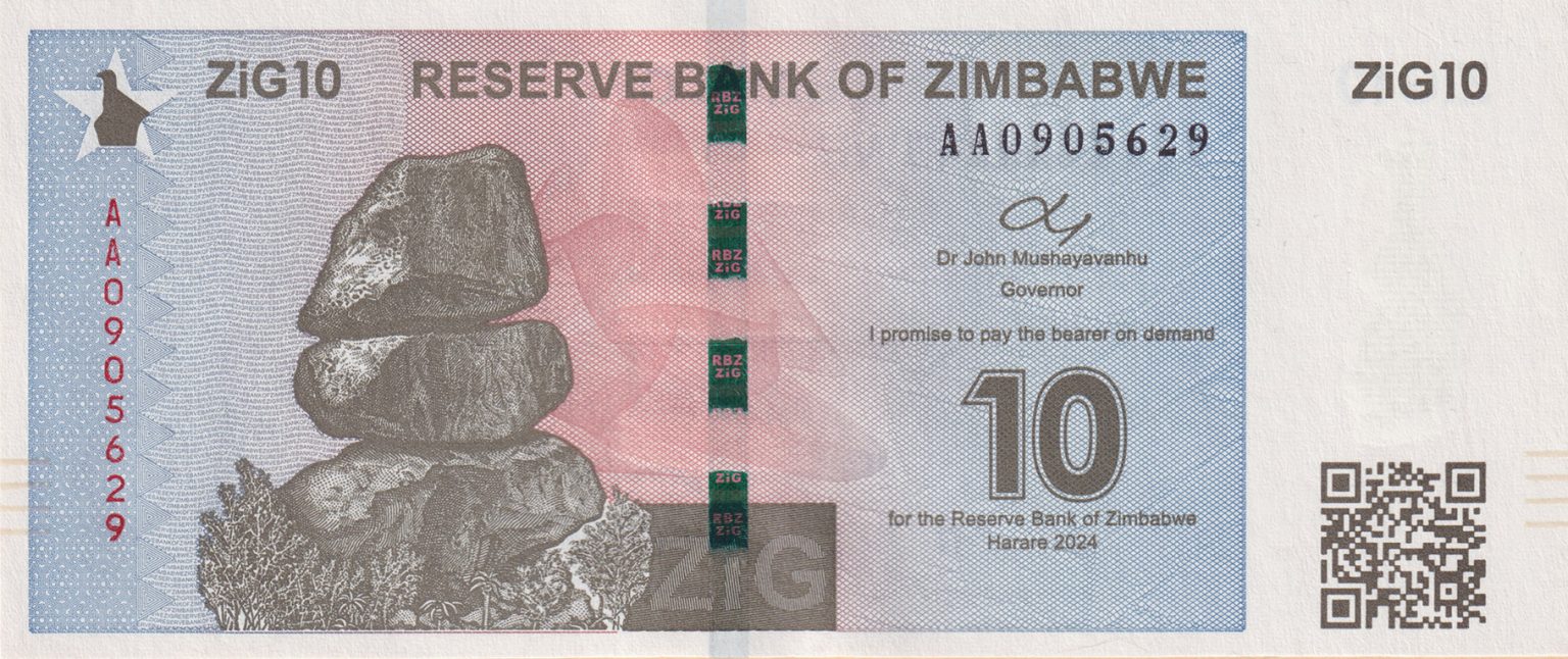 Zimbabwe new 10-zig note (B201) confirmed – BanknoteNews