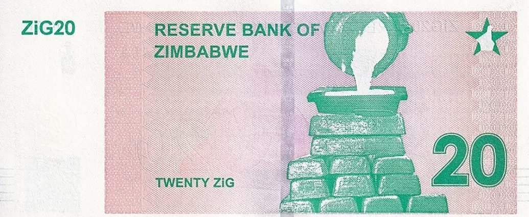 Zimbabwe new 20-zig note (B202a) confirmed – BanknoteNews