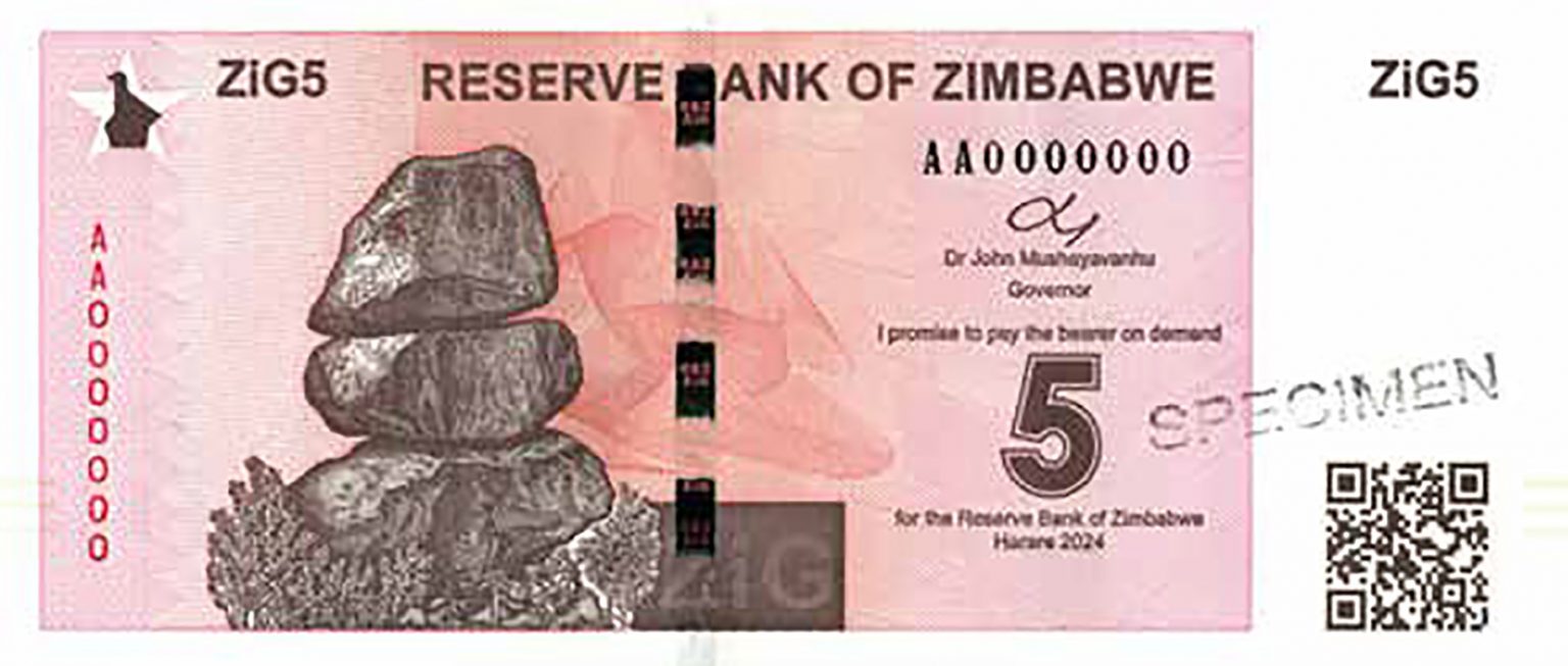 Zimbabwe new 1-, 2,- and 5-zig notes (B198 – B200) reportedly shelved ...