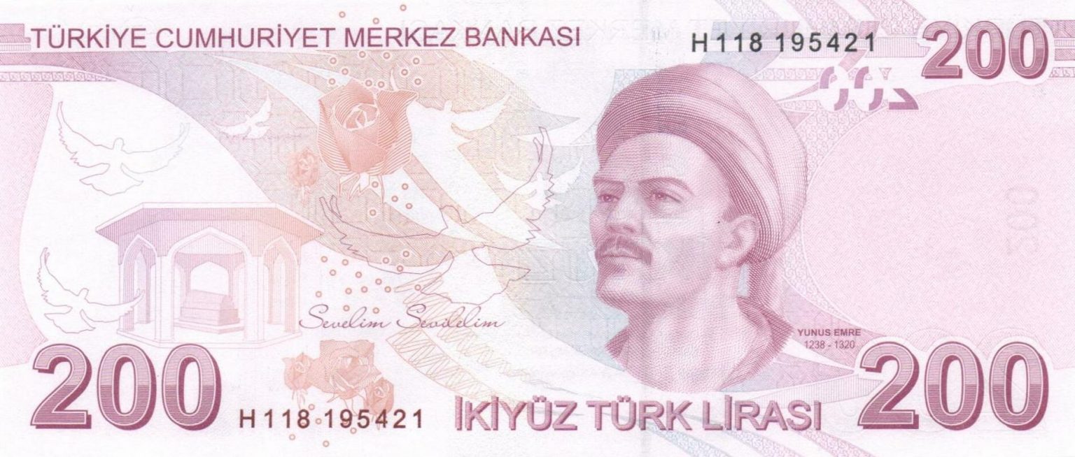 Turkey new signature 200-lira note (B305g) confirmed introduced 05.04. ...