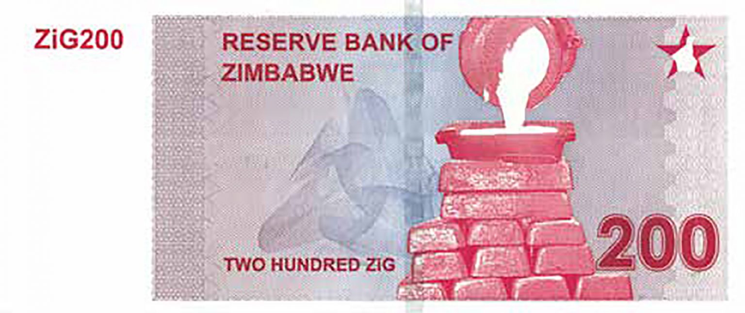 Zimbabwe to hold off on issuing new 50- and 200-zig (B203 and B205 ...
