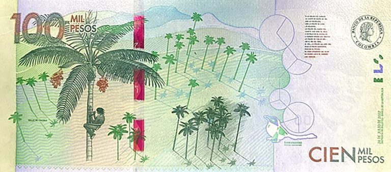 Colombia new sig/date (26.07.2022) 100,000-peso note (B998e) confirmed ...