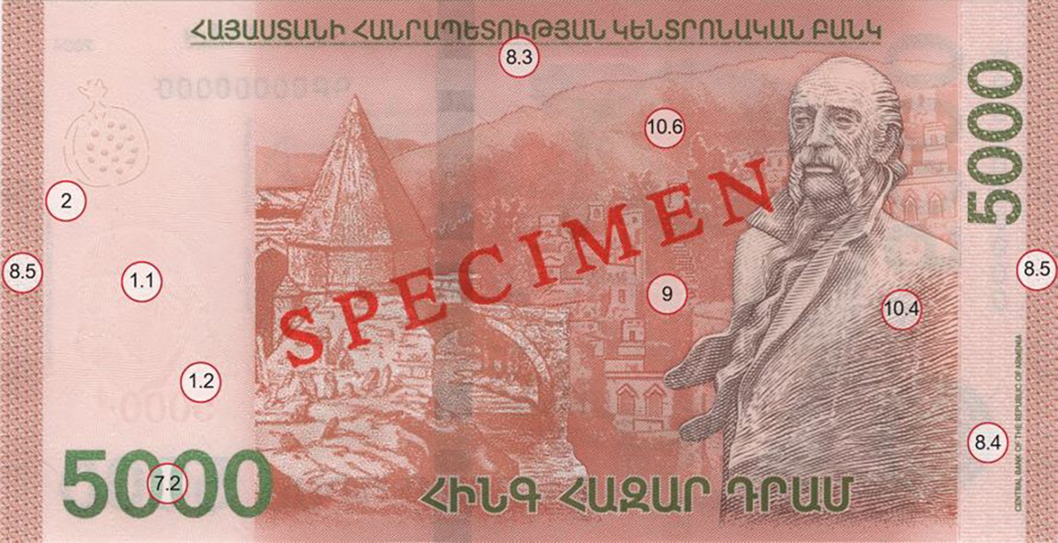 Armenia new sig/date (2024) 5,000-dram note (B321b) confirmed ...
