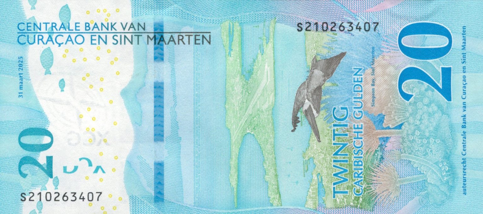 Curaçao and Sint Maarten new 20-guilder note (B102a) confirmed ...