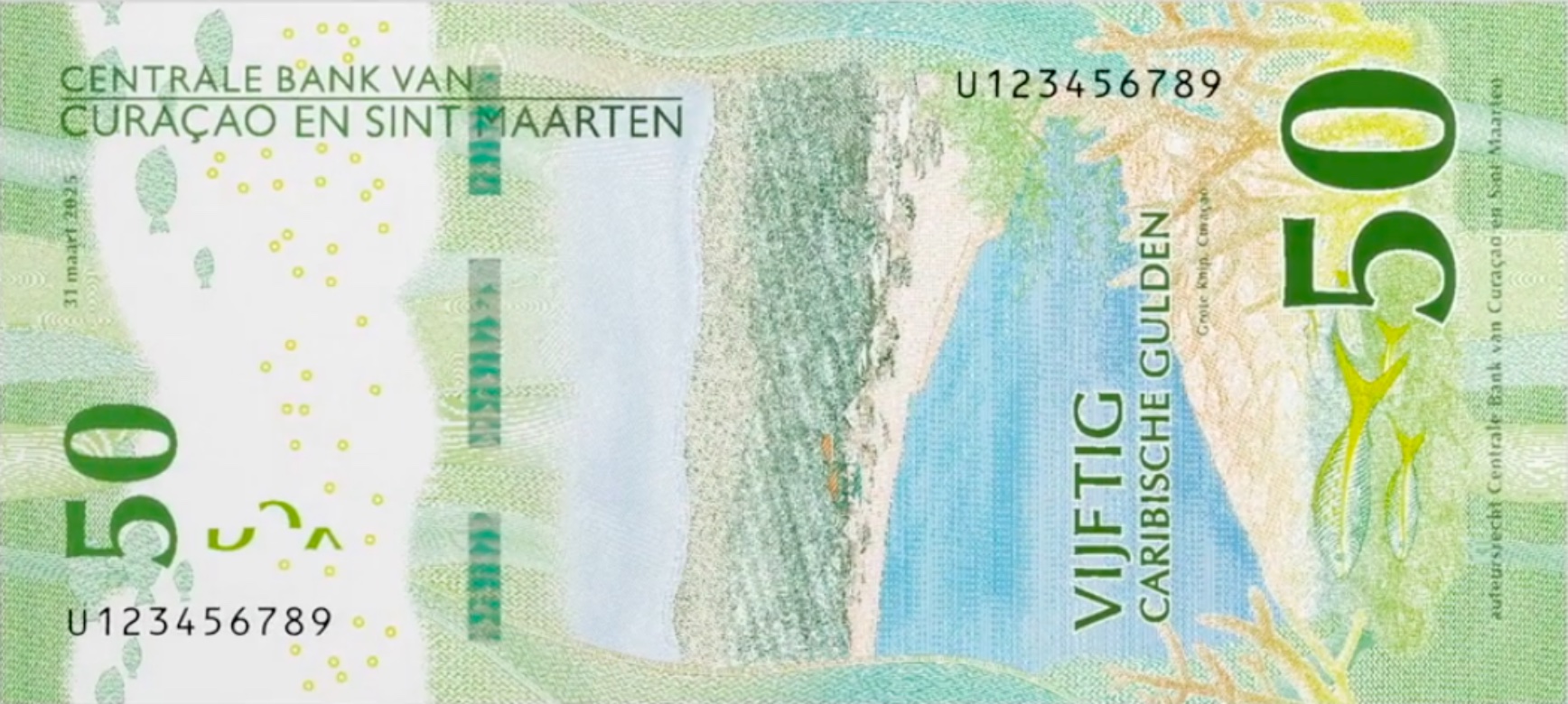 Curaçao and Sint Maarten new 50-guilder note (B103a) reported for ...