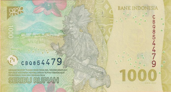 Indonesia new date (2024) 1,000-rupiah note (B617c) confirmed ...