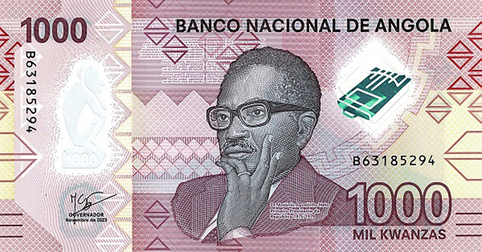 Angola new sig/date (00.11.2023) 1,000-kwanza note (B559b) confirmed ...
