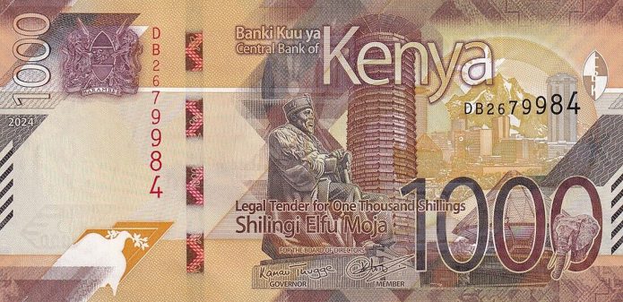 Kenya new sig/date (2024) 1,000-shilling note (B148b) confirmed ...