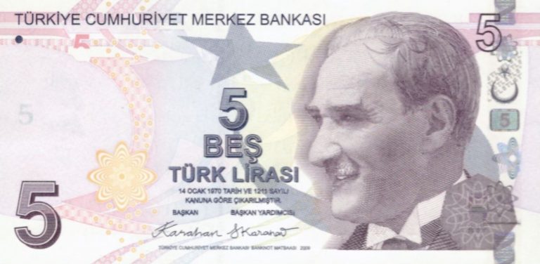 Turkey new signature 5-lira note (B306f) confirmed – BanknoteNews