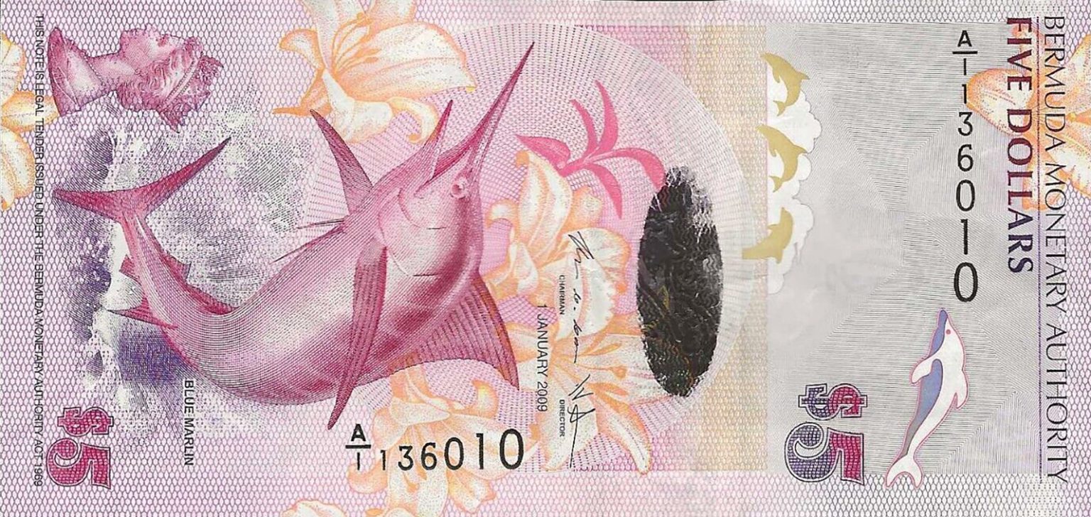 Bermuda new signature 5-dollar note (B231b) confirmed – BanknoteNews