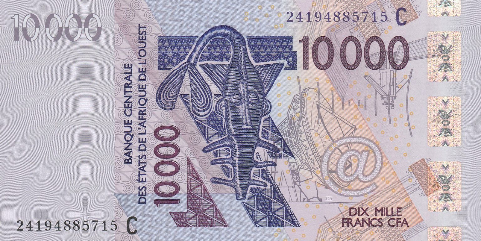 West African States (Burkina Faso) new sig/date (2024) 10,000-franc ...