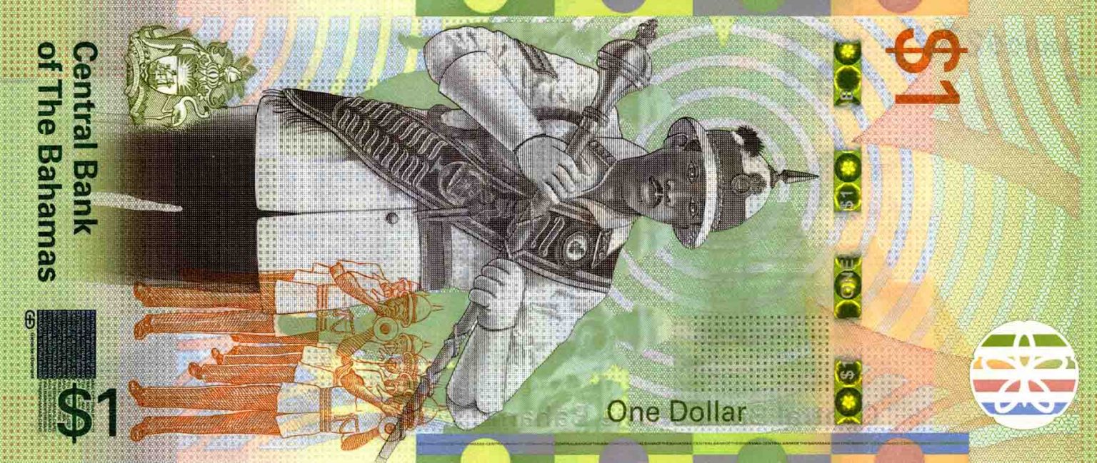 Bahamas new 1-dollar note (B357a) confirmed – BanknoteNews