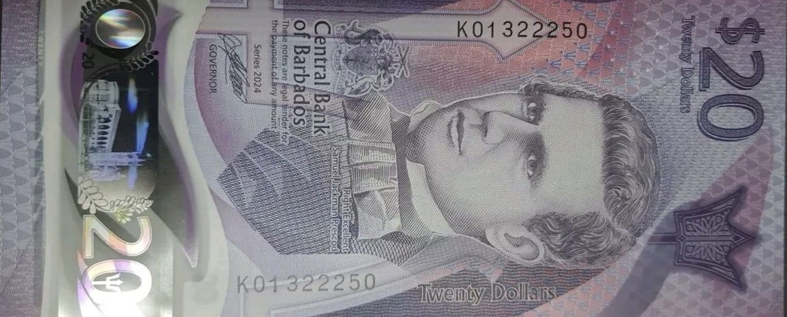 Barbados new sig/date (2024) 20-dollar polymer note (B242b) confirmed ...