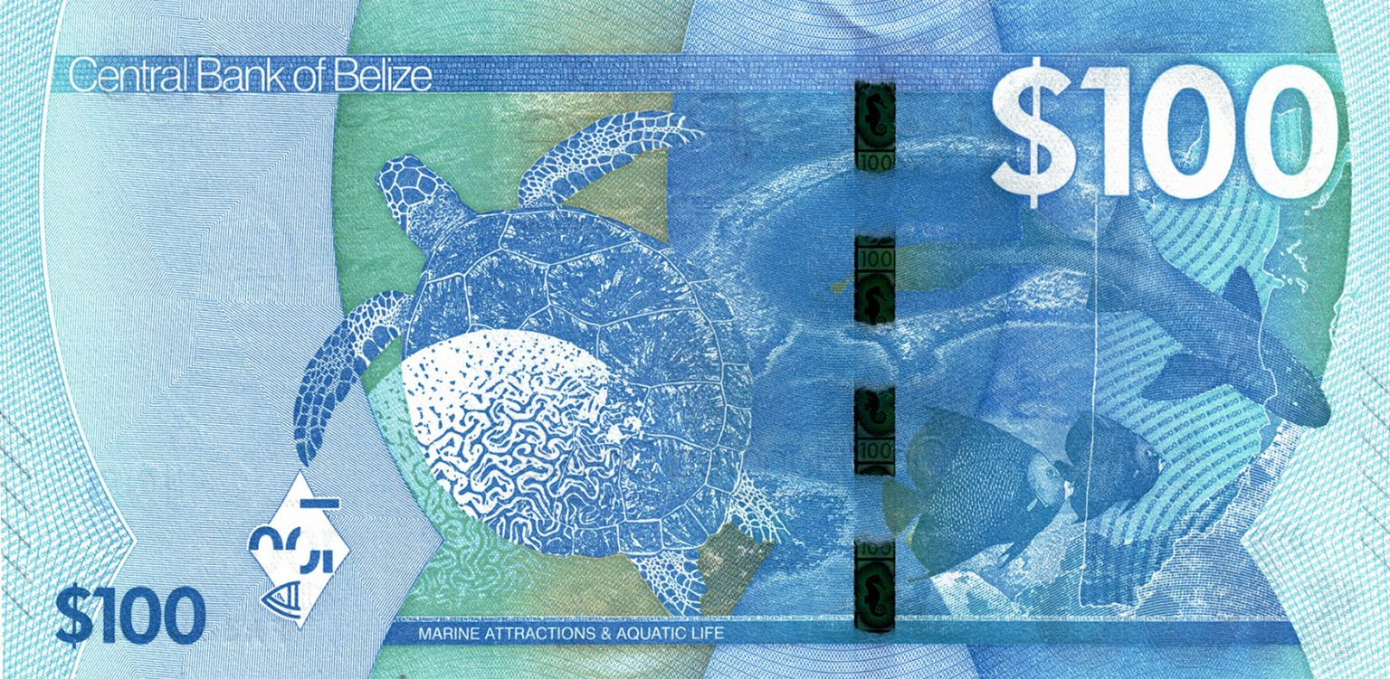 Belize new 100-dollar note (B336a) confirmed – BanknoteNews