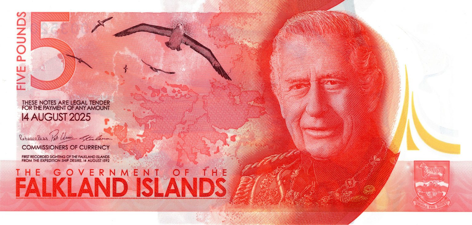 Falkland Islands new polymer notes (B223 – B225) confirmed introduced ...