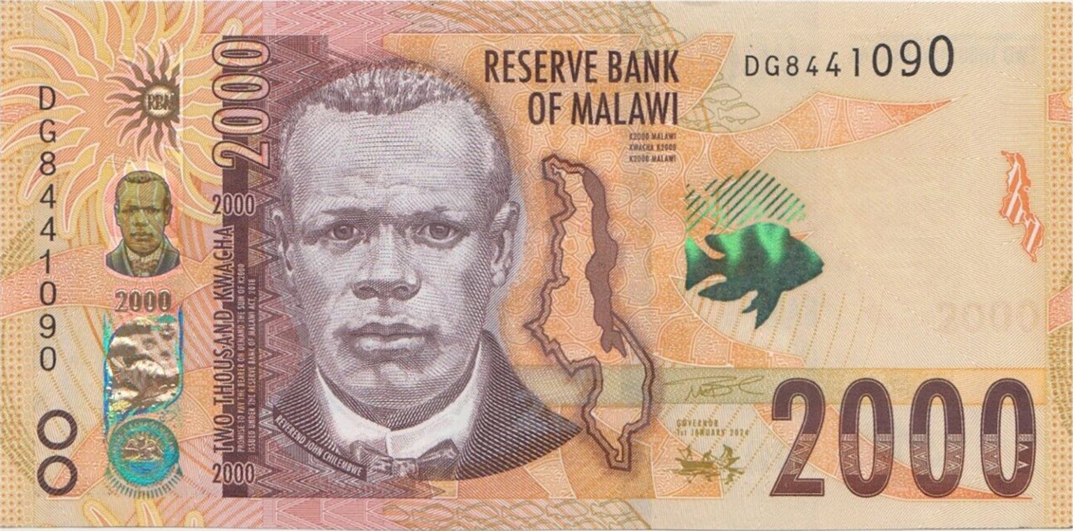 Malawi new date (01.01.2024) 2,000-kwacha note (B164c) confirmed ...