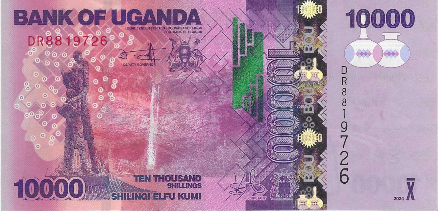 Uganda new sig/date (2024) 10,000-shilling note (B157i) confirmed ...
