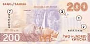 Zambia new 200-kwacha note (B175) reported for introduction on 31.03. ...
