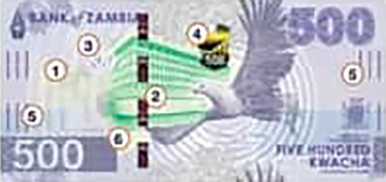 Zambia new 500-kwacha note (B176) reported for introduction on 31.03. ...