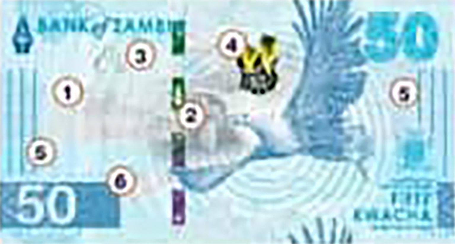 Zambia new 50-kwacha note (B173) reported for introduction later in ...