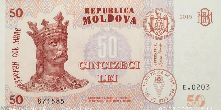 Moldova new signature 50-leu note (B120c) confirmed – BanknoteNews