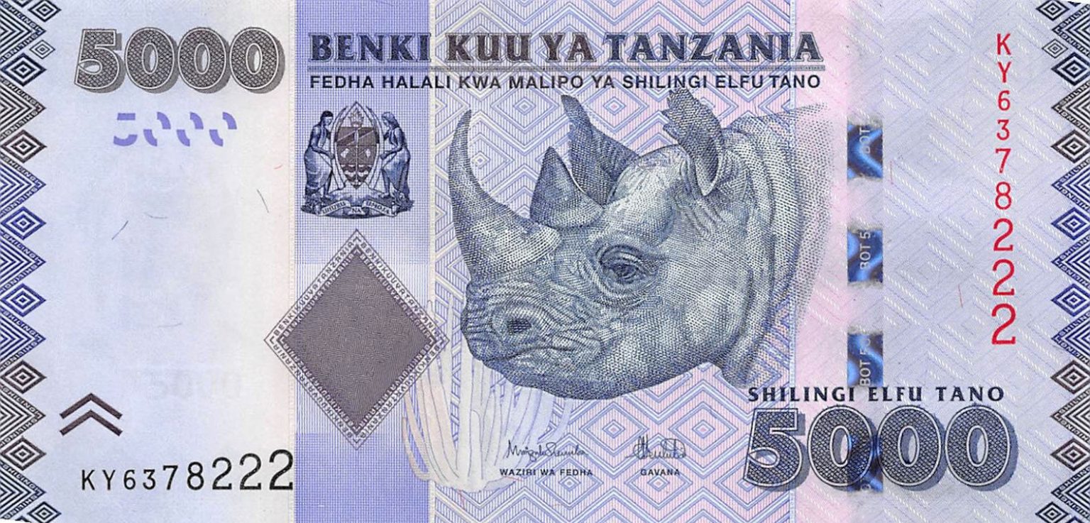 Tanzania new signature 5,000-shilling note (B142d) confirmed – BanknoteNews