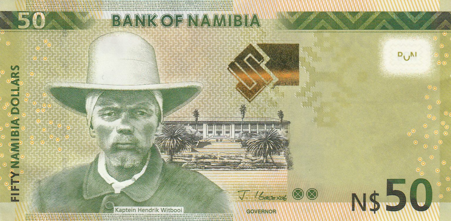 Namibia new sig/date (2025) 50-dollar note (B211d) confirmed introduced ...
