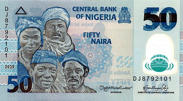 Nigeria new date (2025) 50-naira note (B236r) confirmed – BanknoteNews
