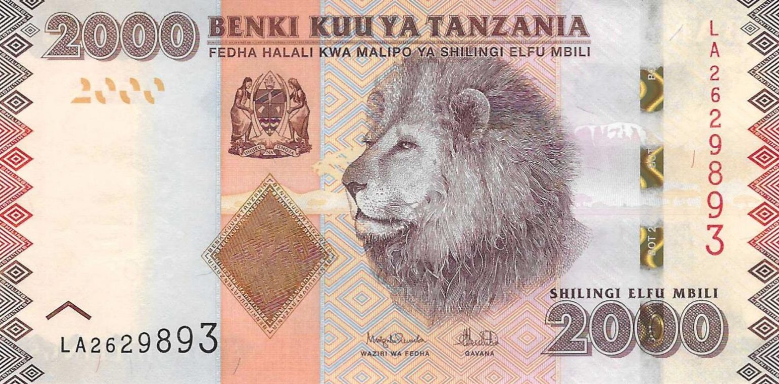 Tanzania new signature 2,000-shilling note (B141d) confirmed – BanknoteNews