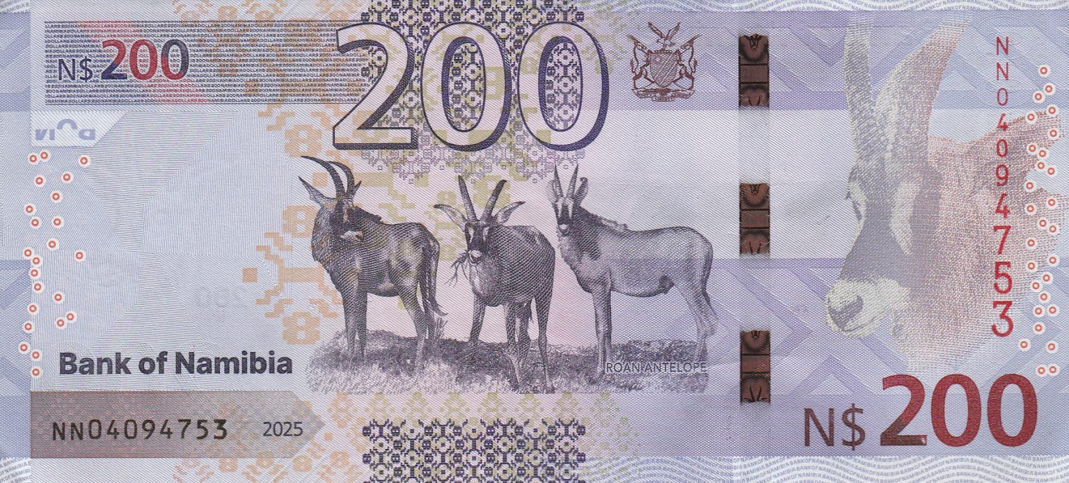 Namibia new 200-dollar note (B224a) confirmed – BanknoteNews