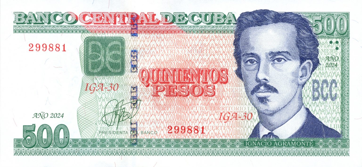 Cuba new signature 500-peso note (B917g) confirmed – BanknoteNews