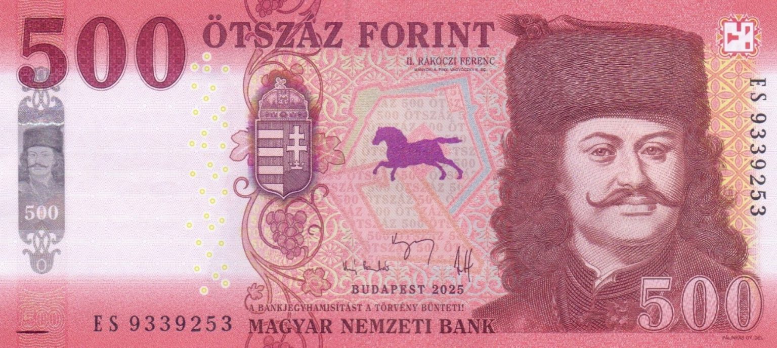 Hungary new sig/date (2025) 500-forint note (B587.5c) confirmed ...