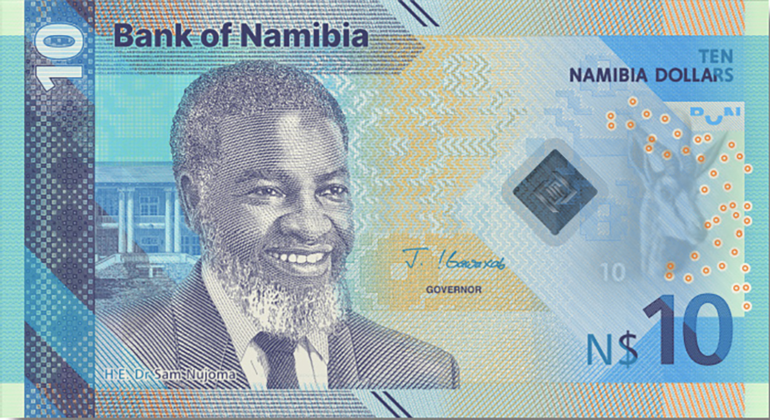 Namibia new 10-dollar note (B220a) reported for introduction August ...