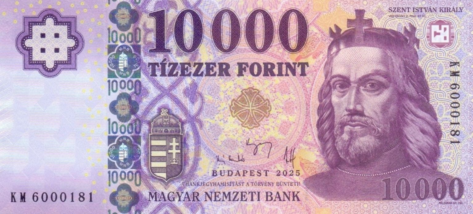 Hungary new sig/date (2025) 10,000-forint note (B591i) confirmed ...