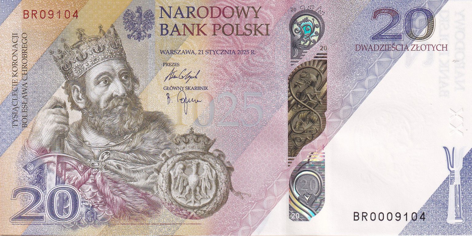 Poland new 20-złoty commemorative note (BNP829a) confirmed introduced ...