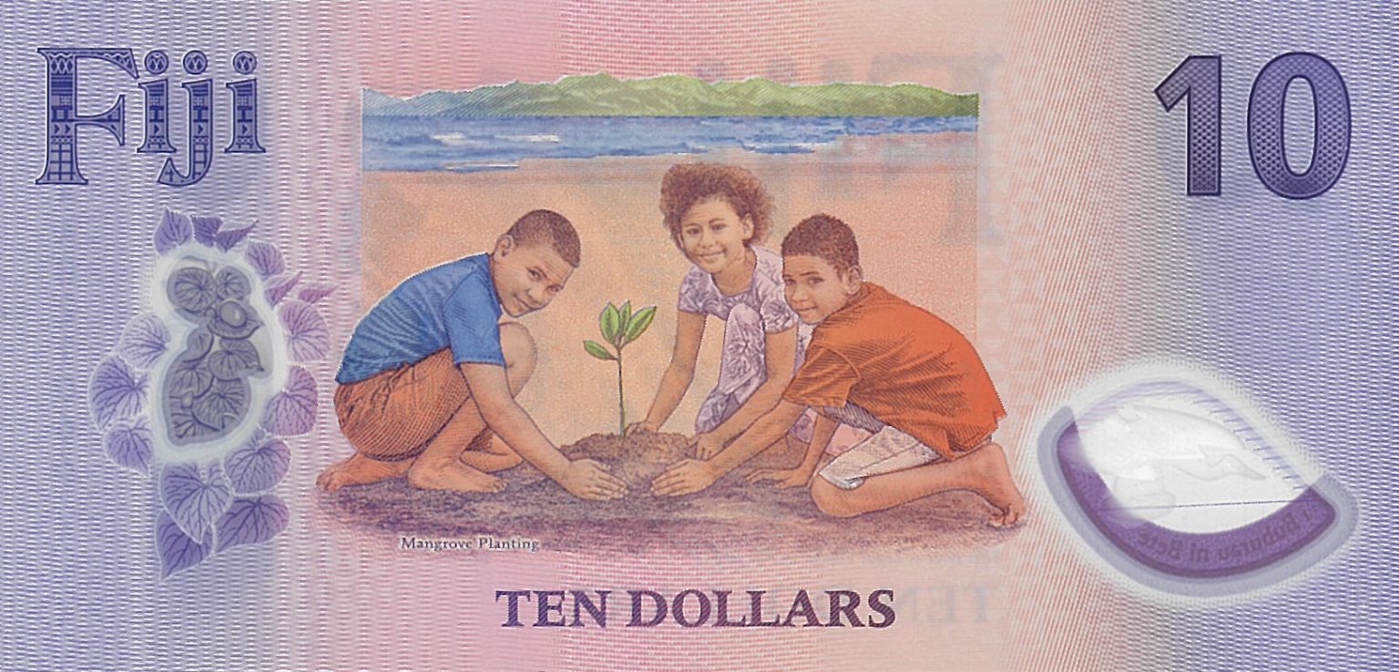 Fiji new polymer 10-dollar note (B535a) reported for introduction 02.01 ...