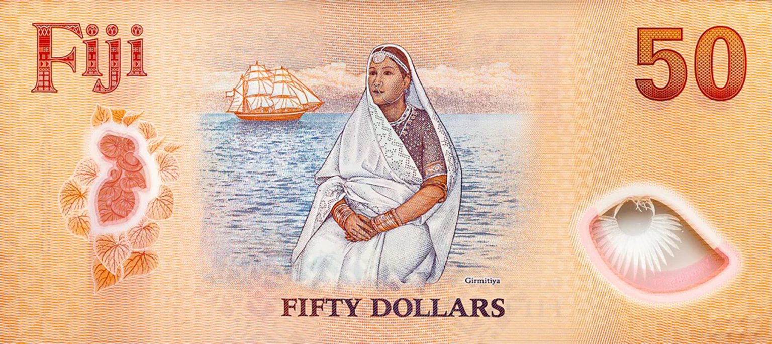Fiji new polymer 50-dollar note (B537a) reported for introduction 02.01 ...