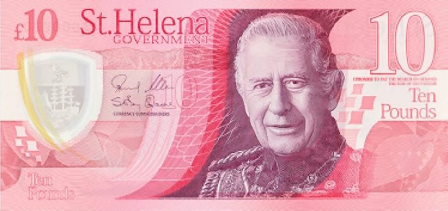 Saint Helena new 10-pound polymer note (B311a) reported for ...