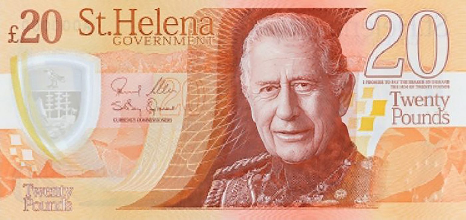 Saint Helena new 20-pound polymer note (B312a) reported for ...