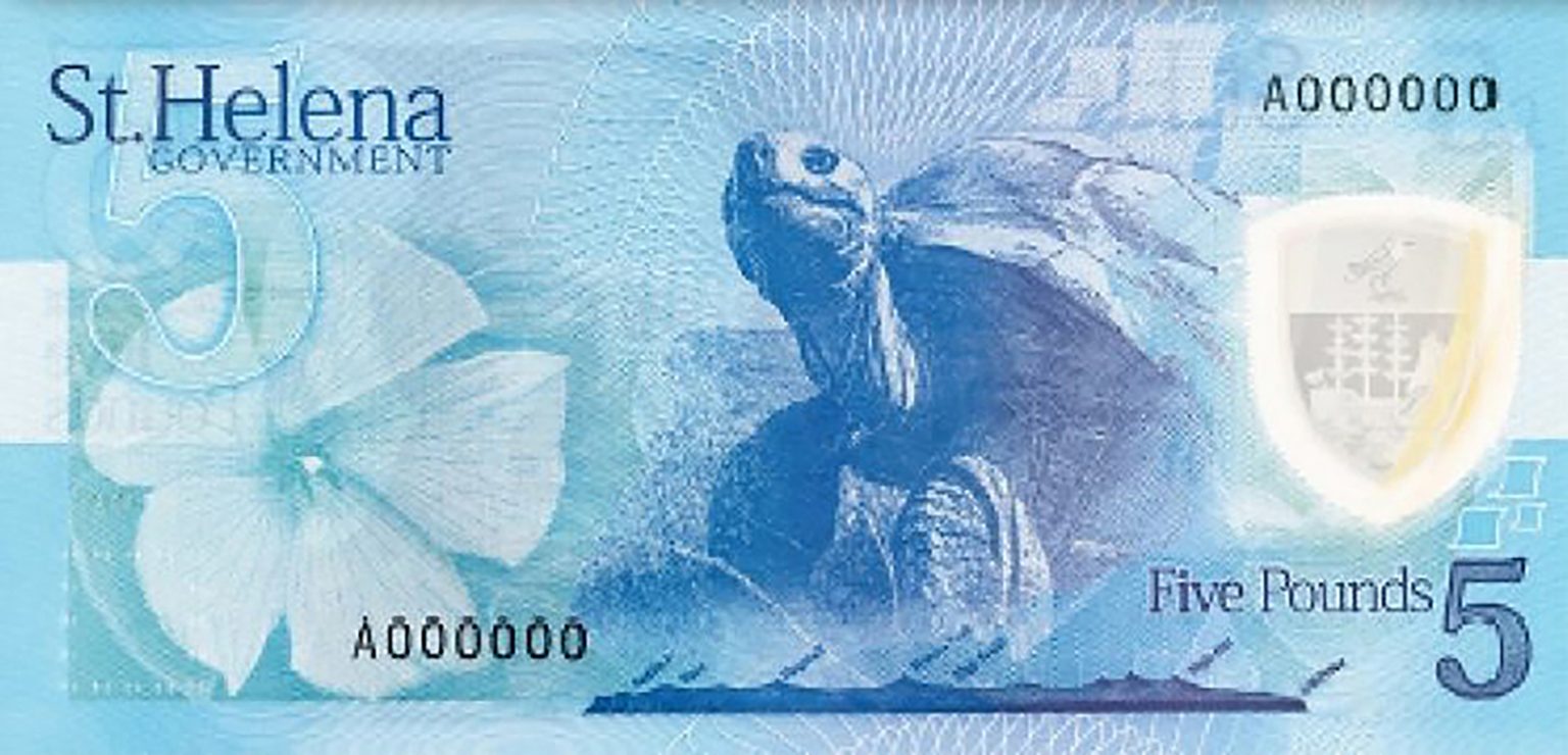Saint Helena new 5-pound polymer note (B310a) reported for introduction ...